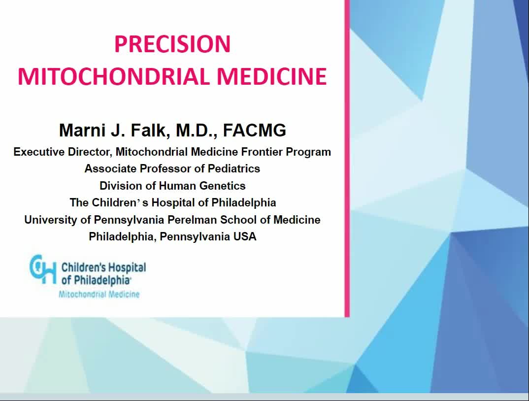 Precision Mitochondrial Medicine with Marni Falk - BioTechniques