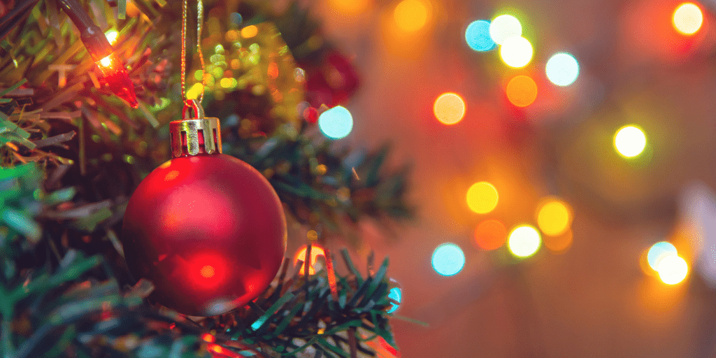 Christmas Tree Twitter Background