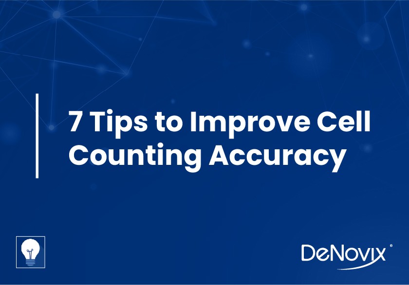 Webinar: seven tips for improving cell counting results - BioTechniques