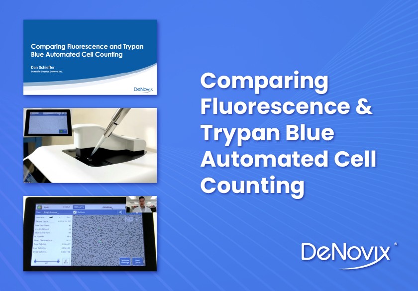 Webinar: Comparing fluorescence and trypan blue automated cell counting ...
